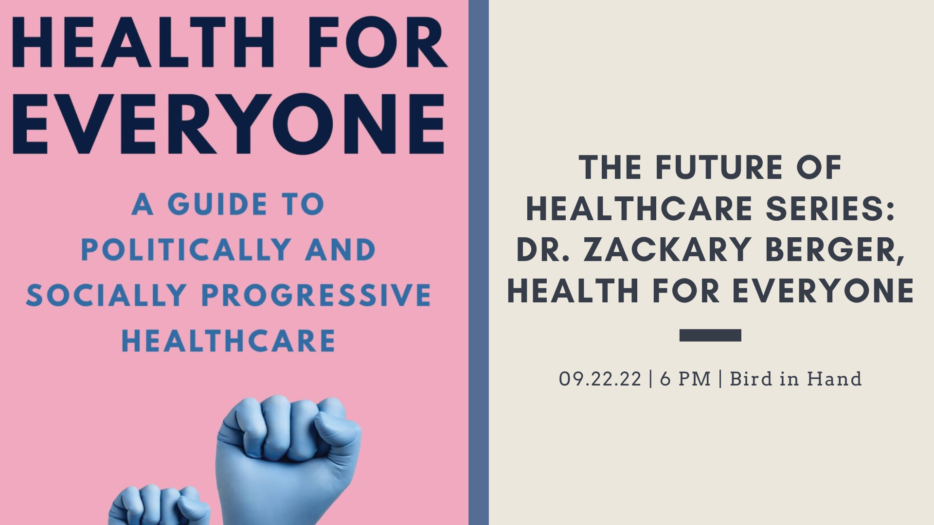 The Future of Healthcare Series: Zackary Berger, Health For Everyone ...